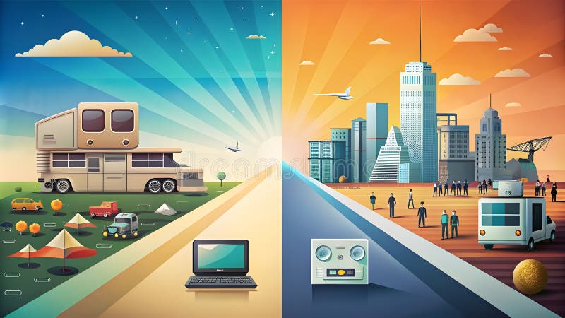 An Illustration Depicting the Difference between Technology from the ...