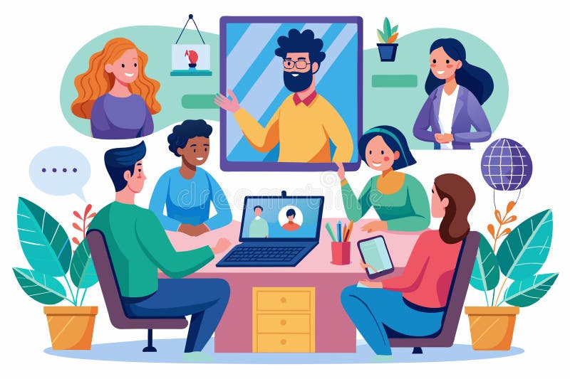 An Illustration Depicting a Diverse Group of People Participating in a ...