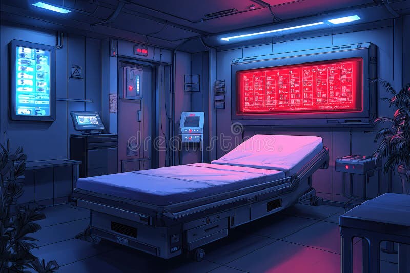 An Illustration Depicting an Electromagnetic Therapy Session Utilizing ...