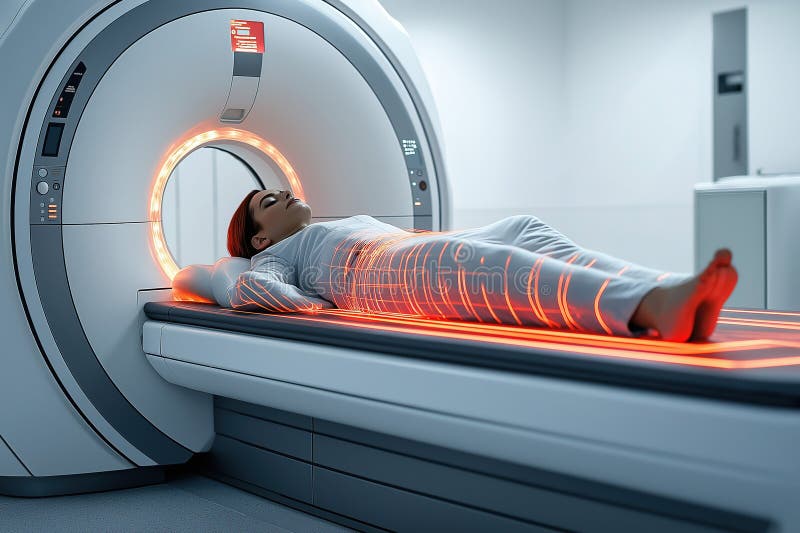 An Illustration Depicting an Electromagnetic Therapy Session Utilizing ...