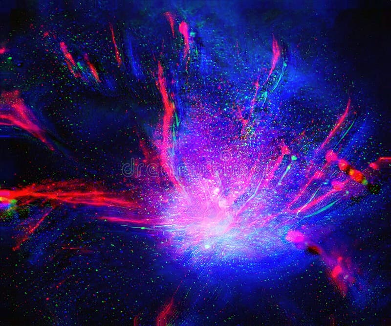 Cosmic cataclysm stock illustration. Illustration of space - 264788864