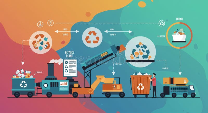 Waste Conveyor Belt Recycling Process Stock Illustrations – 1,107 Waste Conveyor Belt Recycling ...