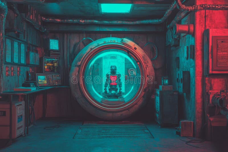 An Illustration Depicting a Sci-fi Future Human Hybrid Android ...