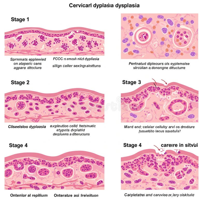 Severe Cellular Abnormalities Stock Illustrations – 1 Severe Cellular ...