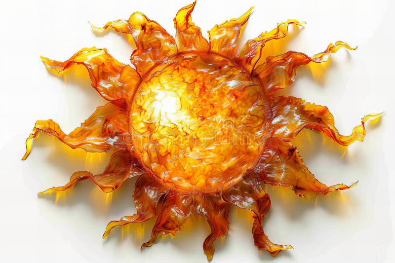 Depicting a Sunny Icon Isolated on White Background, High Quality, High ...