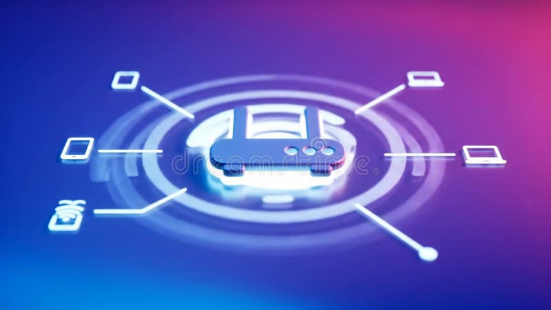 Wireless Network Connectivity Router Illustration Digital Technology ...