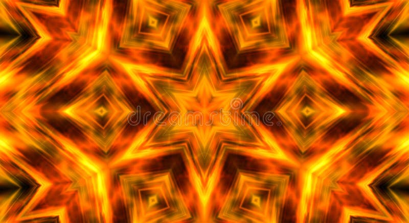 Abstract Star Pattern Background with Fire and Flame Flare Effect Stock ...