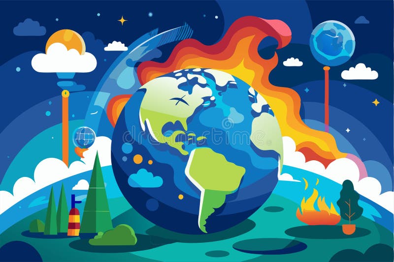 This Illustration Depicts the Impact of Ozone Layer Depletion on the ...