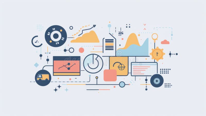 This Illustration Depicts the Interconnectedness of Modern Business Operations Highlighting ...