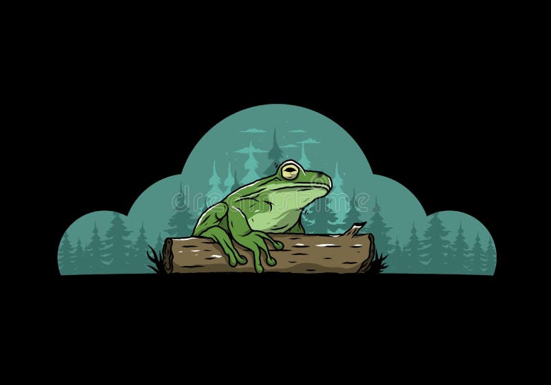Barney And Friends Frog On Log Clipart