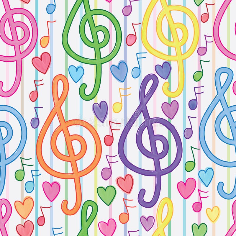 Music Notes Vertical Design Stock Illustrations – 274 Music Notes ...