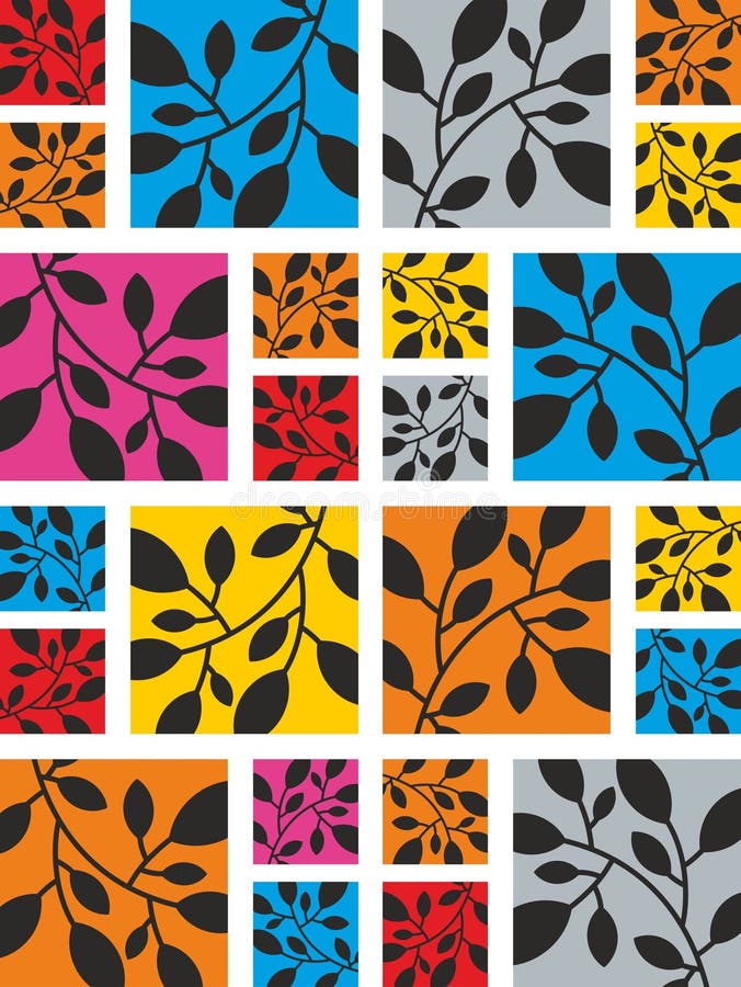 Leaves Seamless Pattern Vector Cdr Coreldraw X16 Stock Vector ...