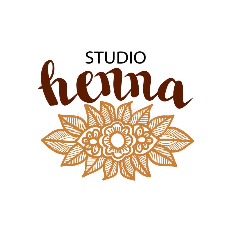 Illustration of a Design Element Pattern for Tattoo and Mehendi. Stock ...