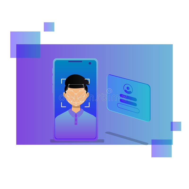 Face Id Login Stock Illustrations – 689 Face Id Login Stock ...