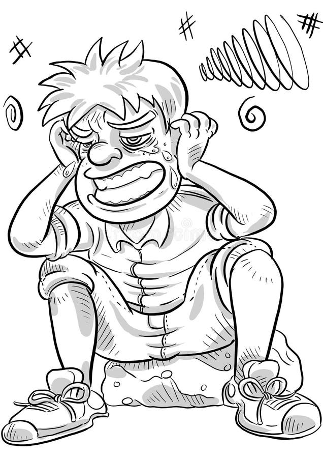 Illustration of Desperate Child Stock Illustration - Illustration of ...