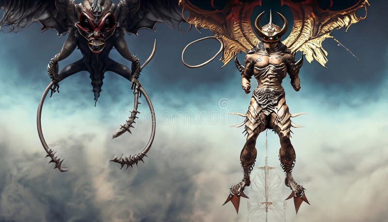 Illustration of Devils stock illustration. Illustration of fiction ...