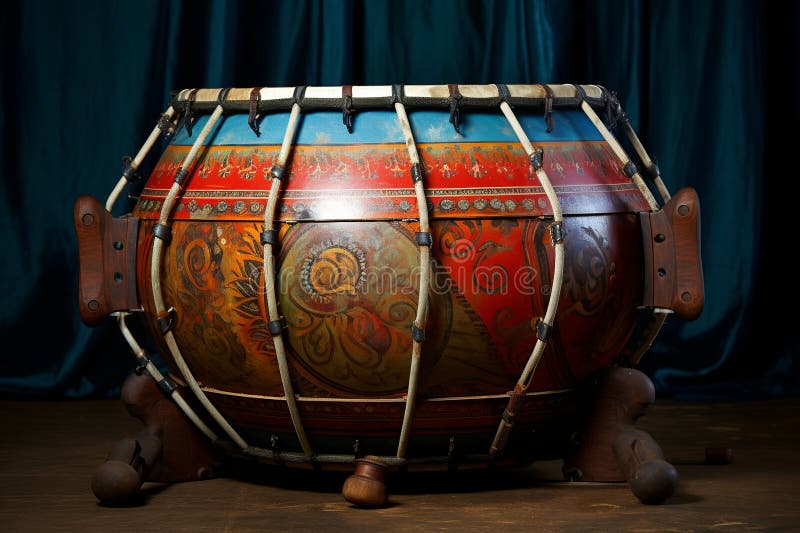 Illustration of Dhol Instrument, Generative Ai Stock Illustration ...