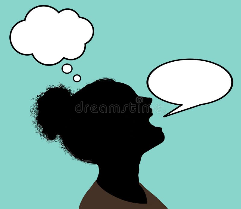 Illustration about the Difference between What People Think and What ...