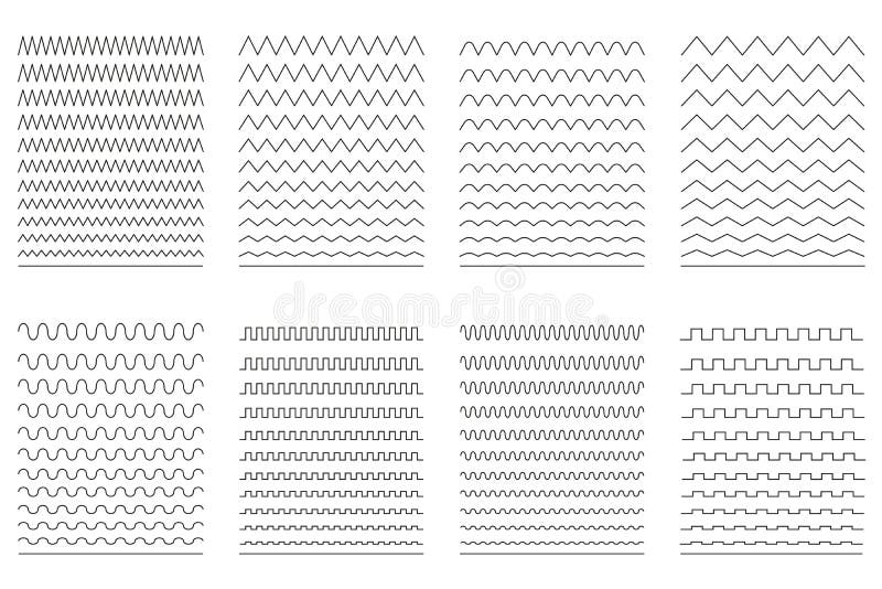Illustration of Different Horizontal Lines Stock Illustration ...