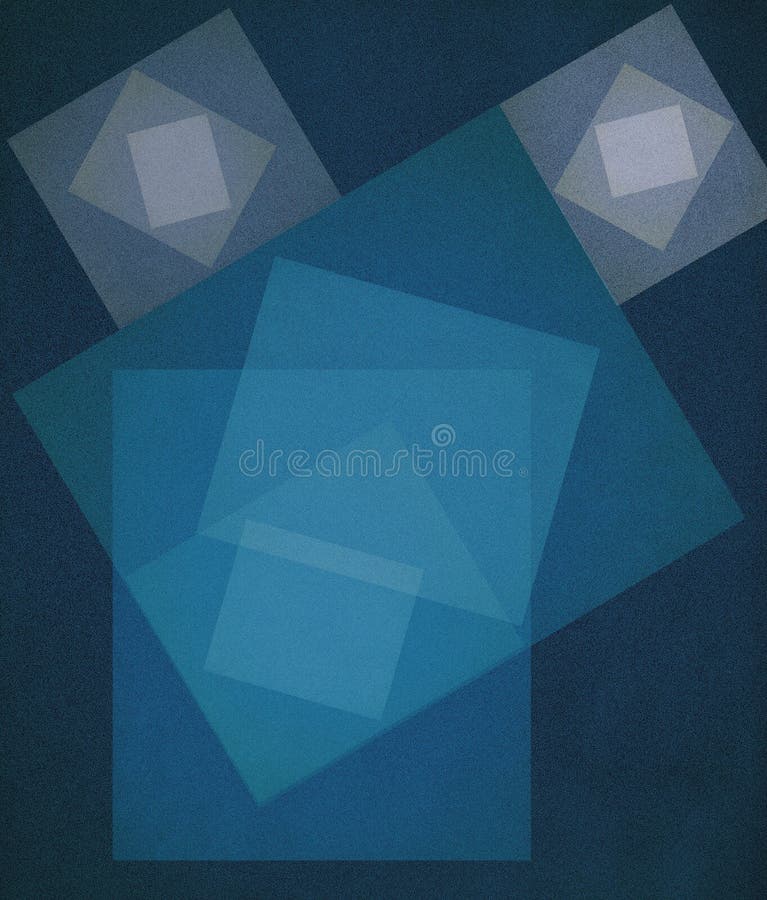 Illustration of Different Shades of Blue Rectangles and Squares ...