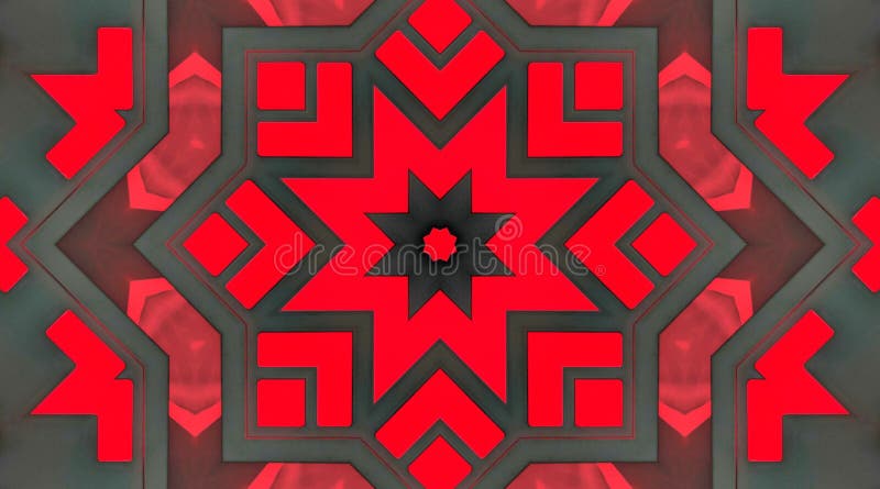 Illustration Digital Art Design Effect Red Pattern Stock Photo - Image ...