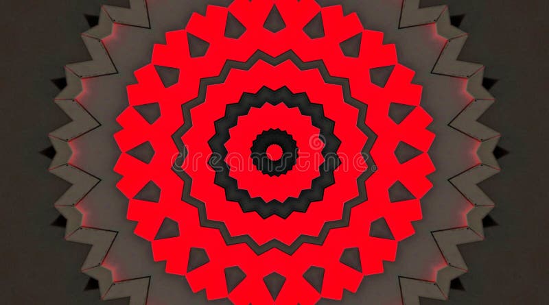 Illustration Digital Art Design Effect Red Pattern Stock Photo - Image ...