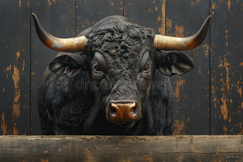 Digital Artwork of Bull Bullfighting in Spain, High Quality, High ...