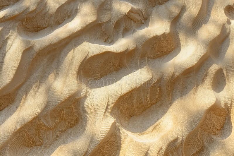 Digital Artwork of Closeup of Ripples in the Sand, Creating Intricate ...