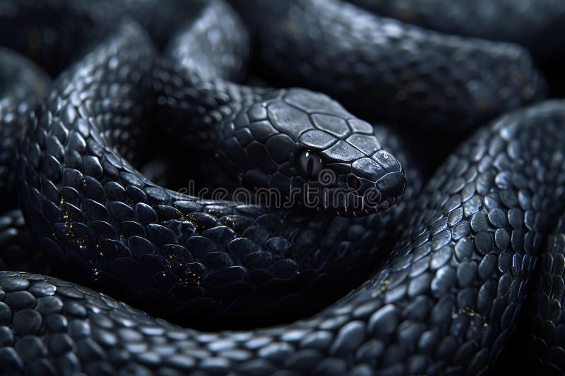 Several Twisted Black Snakes Stock Illustrations – 2 Several Twisted ...