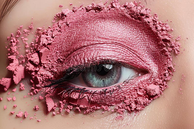 Digital Artwork of Powdered Blush in Light Pink, High Quality, High ...