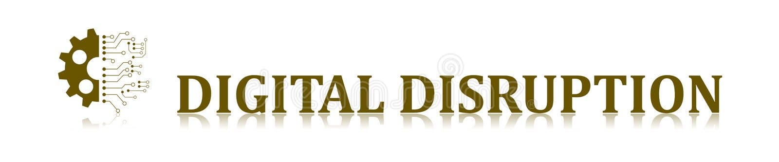 Digital Disruption Infographic 10 Steps Stock Vector - Illustration of ...