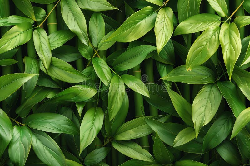 Digital Image of Bamboo Background, Green Bamboo Shoots Texture Pattern ...