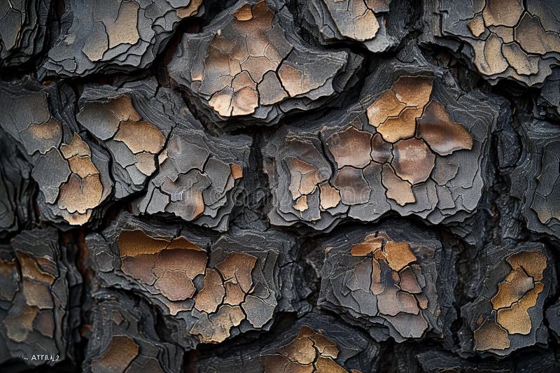 Digital Image of Close Down View of the Bark on a Tree, High Quality ...