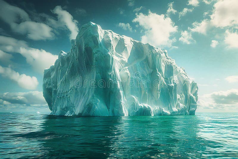 Digital Image of Iceberg Environment Concept, Realistic, Ultra ...