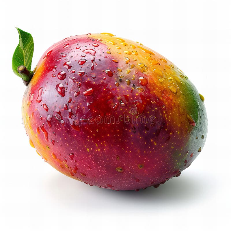 Digital Image of Mango Fruit , Isolated on White Background , High ...