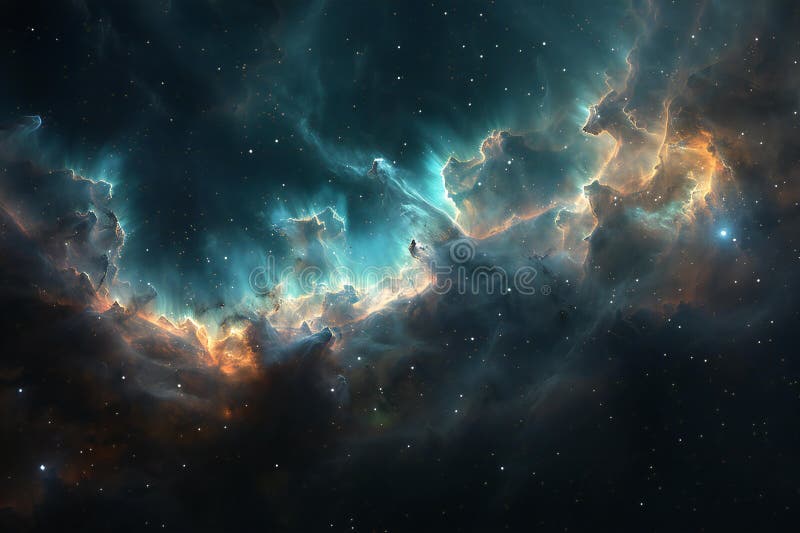 Digital Image of Nebula and the Space it Inhabits, High Quality, High ...