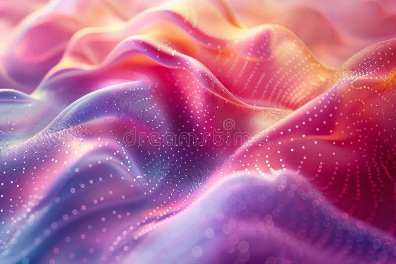 Digital Image of Pink Colorful Rainbow Ripples Abstract Paper, High ...
