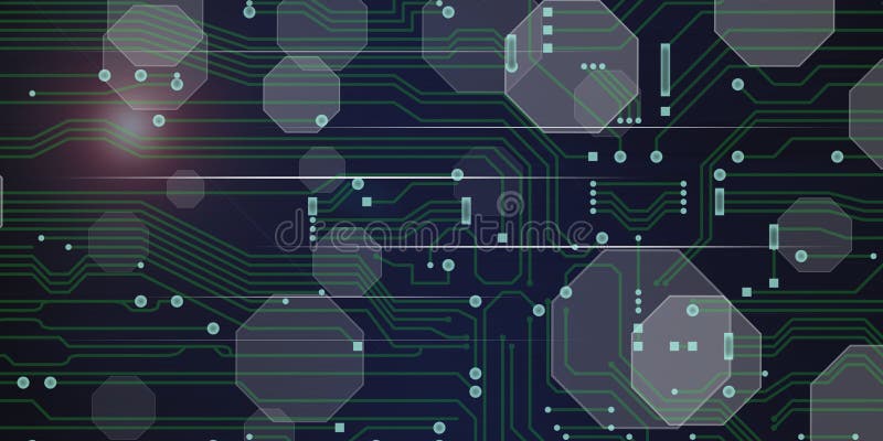 Concept of Digital Technology Stock Illustration - Illustration of ...