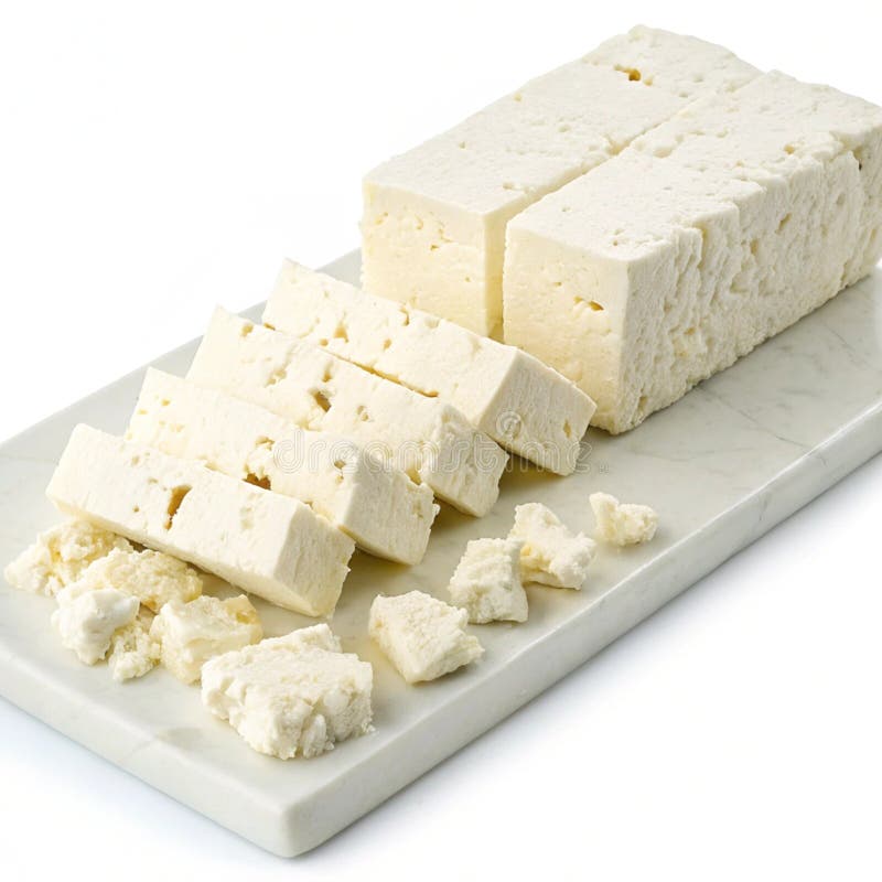 Feta Cheese Display stock illustration. Illustration of tasty - 364236527