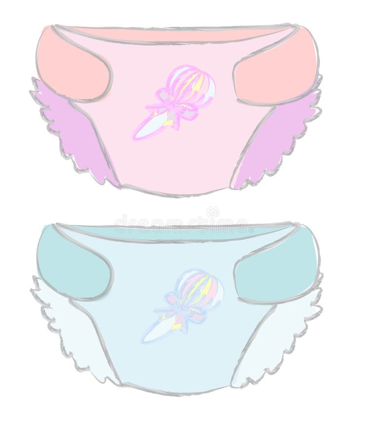 Pink Diaper Clipart