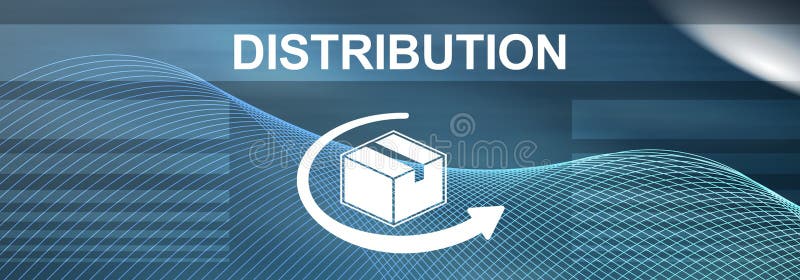 Concept of distribution stock illustration. Illustration of express ...