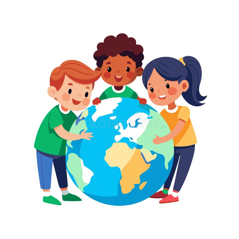 Illustration Planet Kids Responsibility Stock Illustrations – 205 ...