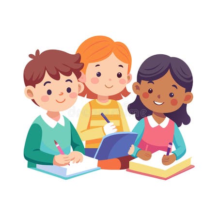 Students Working Together Project Stock Illustrations – 384 Students ...