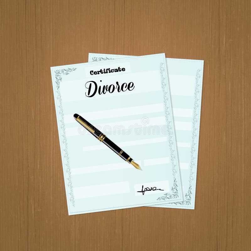 Divorce Papers Stock Illustrations – 79 Divorce Papers Stock ...
