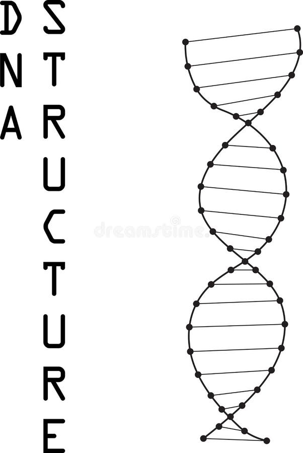 Illustration of DNA Symbol stock vector. Illustration of cloning - 81872436