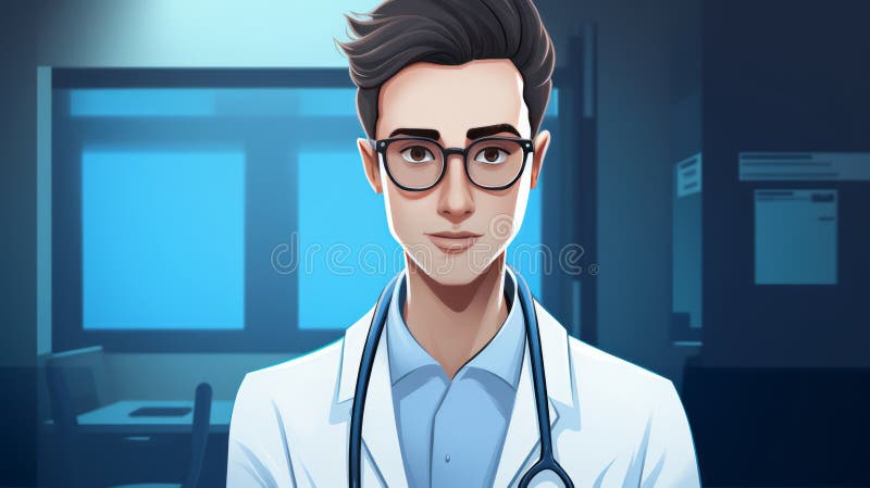 Illustration of a doctor stock illustration. Illustration of cartoon ...