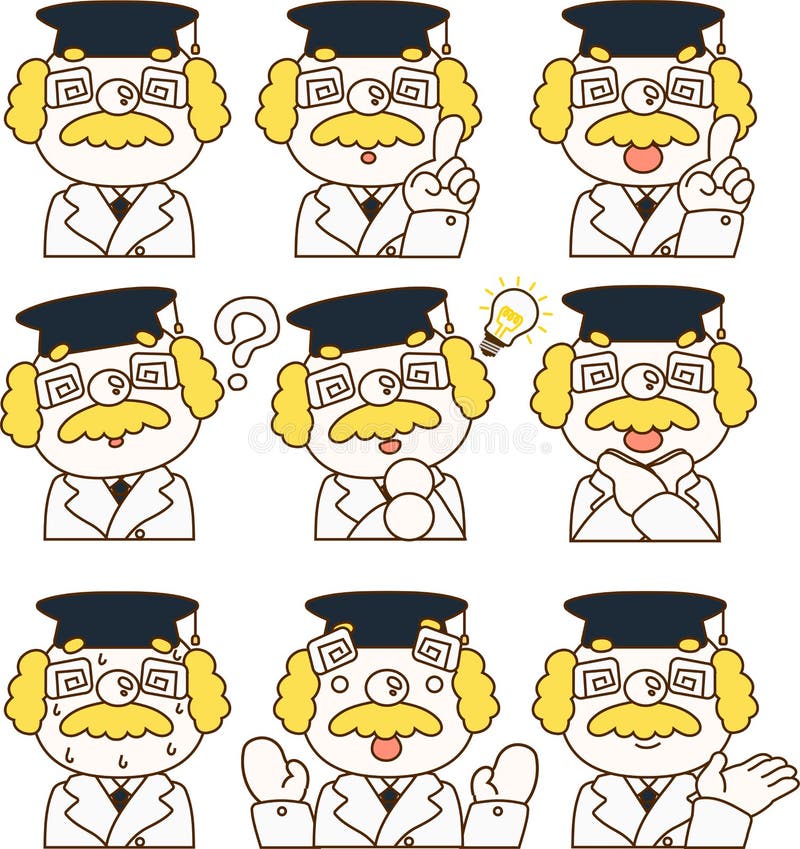 Knowledgeable Doctor`s Illustration Stock Illustration - Illustration ...