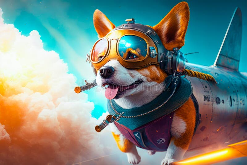 Cartoon Dog Pilot Stock Illustrations – 378 Cartoon Dog Pilot Stock ...