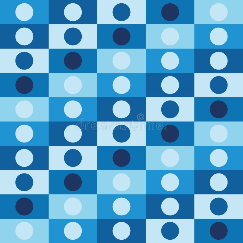 Illustration of Dotted Patterns in Different Shades of Blue Stock ...