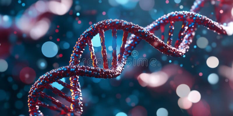 Double helix DNA strands stock illustration. Illustration of genome ...
